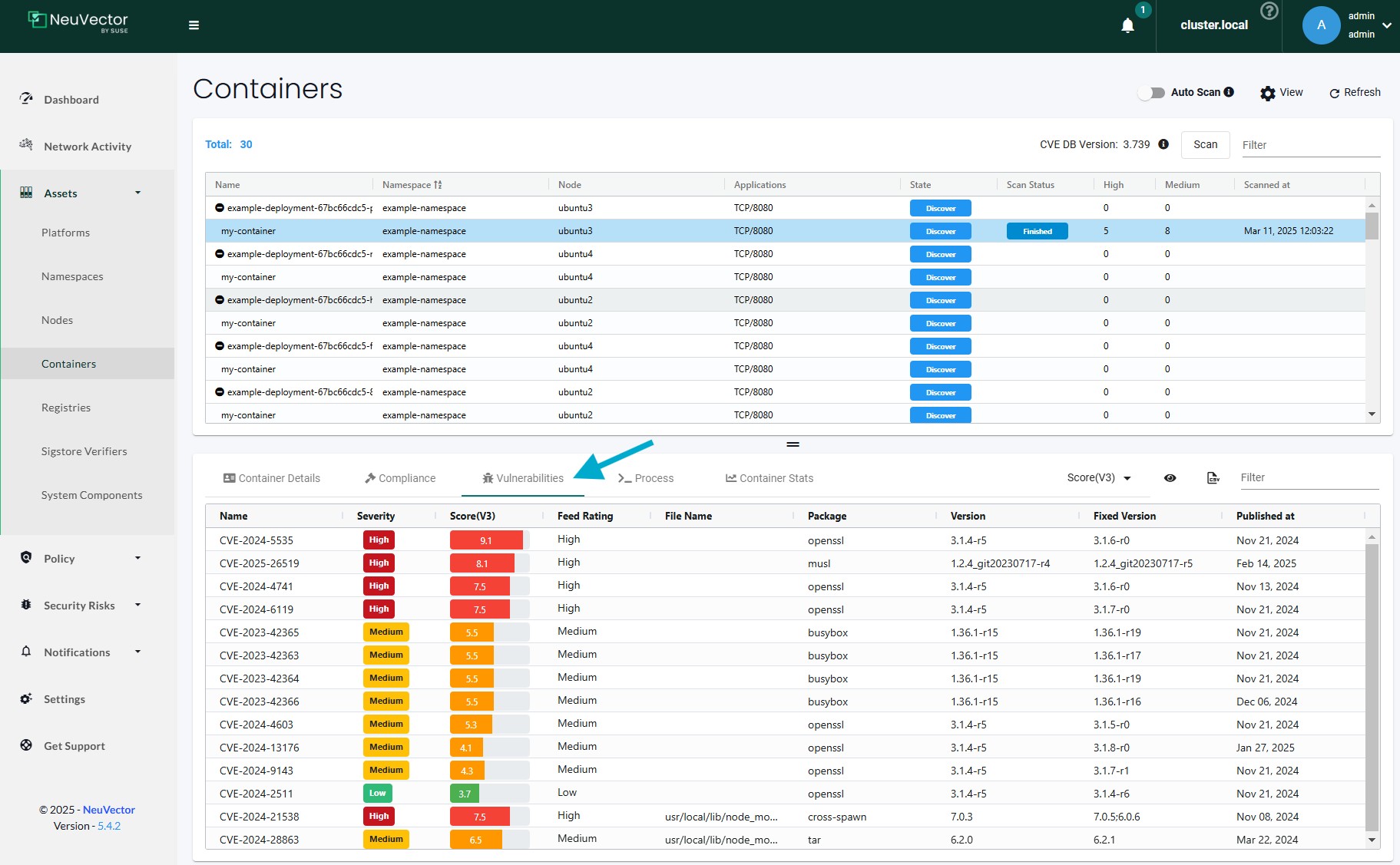 NeuVector Kubernetes Security: Install NeuVector via Helm, Enable ...