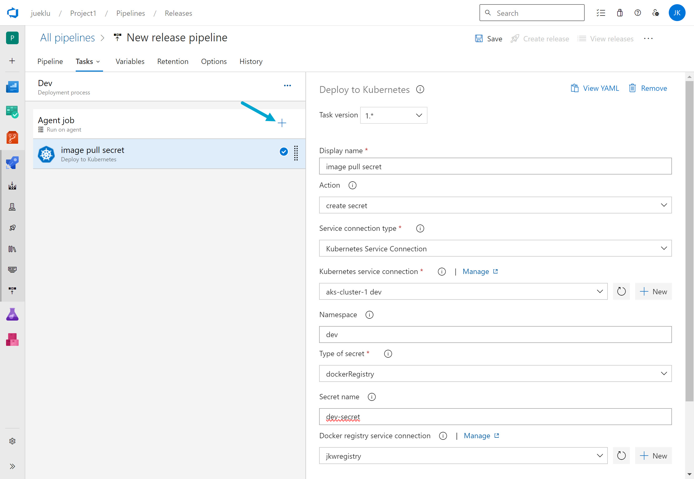 Azure DevOps Pipeline: Deploy Container to AKS Kubernetes Cluster ...