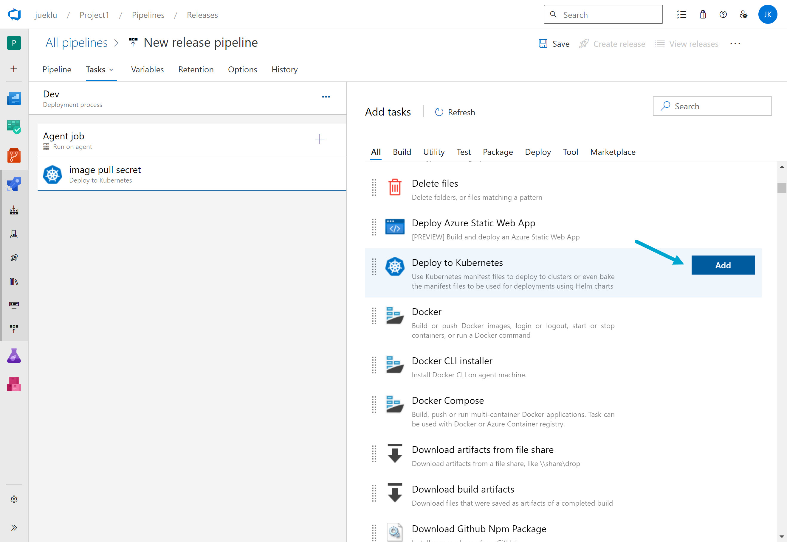 Azure Devops Pipeline Deploy Container To Aks Kubernetes Cluster · Blogjklugwork