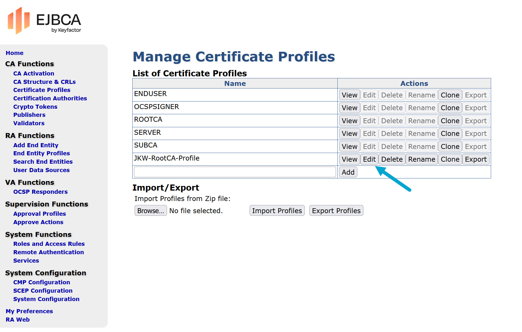 EJBCA Community Edition - Docker Compose Stack, build Certification Authority, issue Server TLS ...