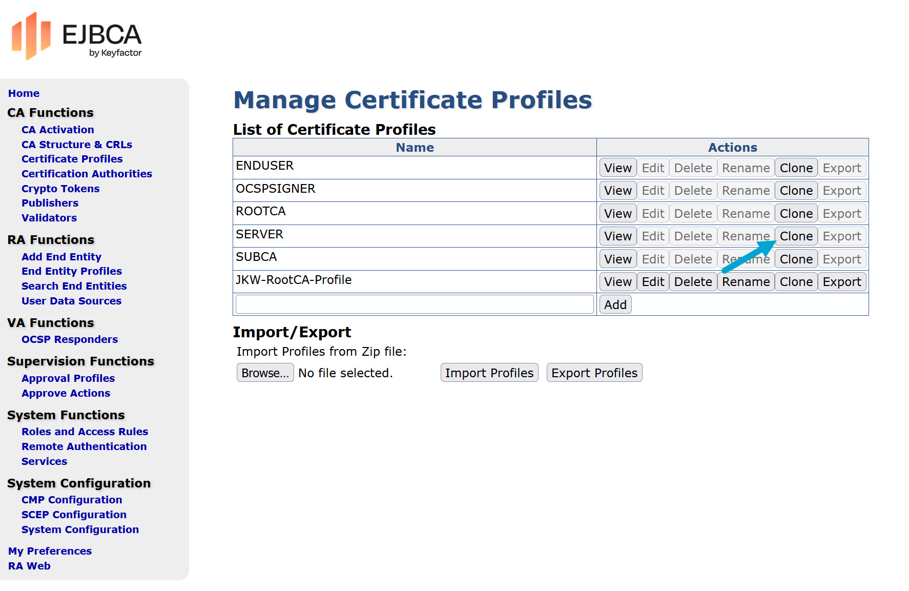 EJBCA Community Edition - Docker Compose Stack, build Certification Authority, issue Server TLS ...