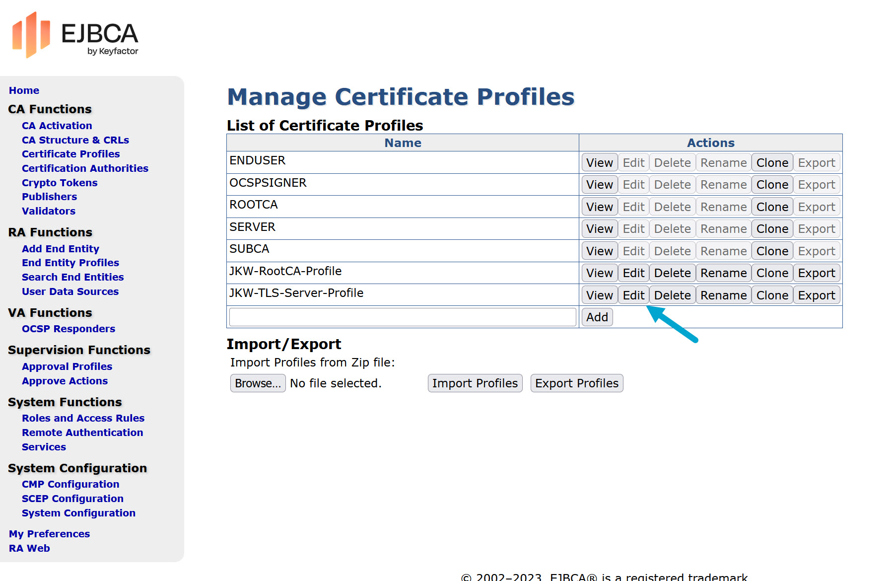 EJBCA Community Edition - Docker Compose Stack, build Certification ...