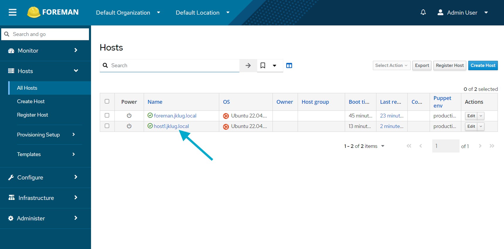 Foreman: Setup a Foreman Server, Export Root CA Certificate & Add Hosts with Puppet Agent · blog ...