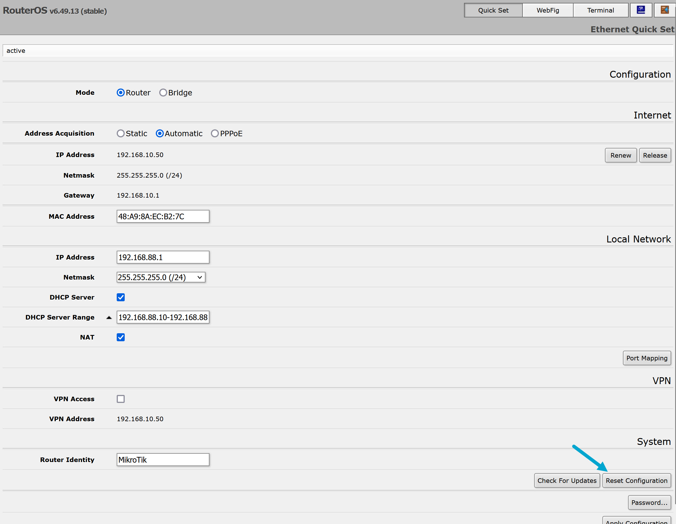 MikroTik - RouterOS Setup with WinBox, VLAN Setup · blog.jklug.work