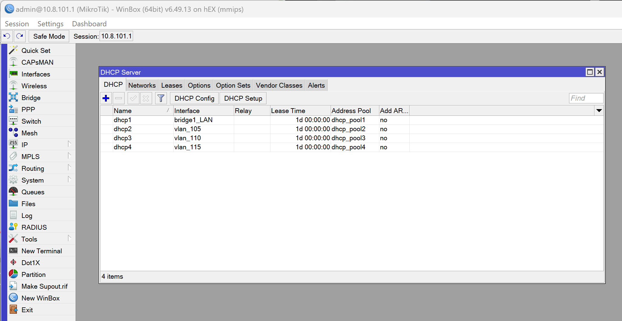 MikroTik - RouterOS Setup with WinBox, VLAN Setup · blog.jklug.work