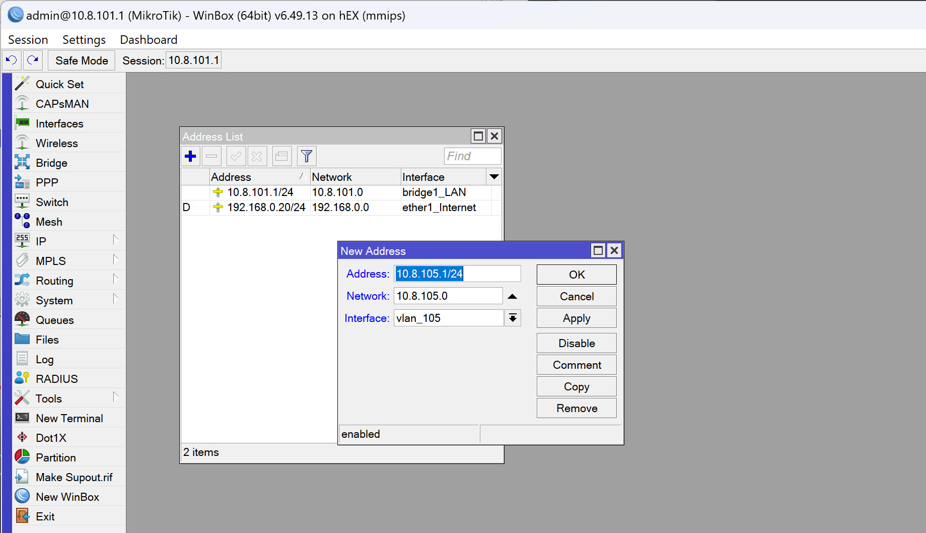 MikroTik - RouterOS Setup with WinBox, VLAN Setup · blog.jklug.work