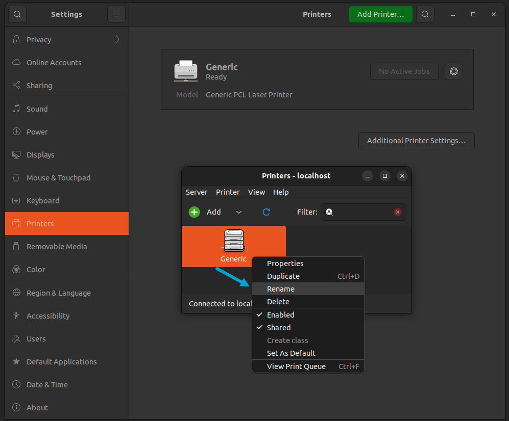 Network Printer with Generic Driver - Windows and Ubuntu Desktop, print from Bash Shell · blog ...