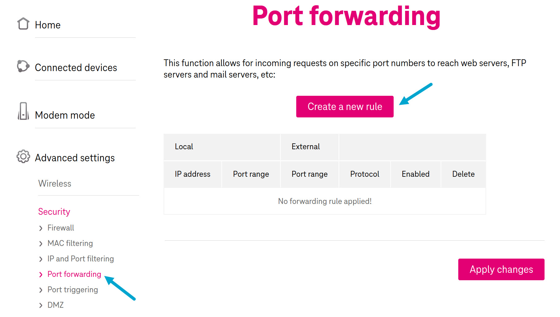 Portforwarding From Magenta Fiberbox Through Another Router Ubiquiti Edgerouter 6p · Blog