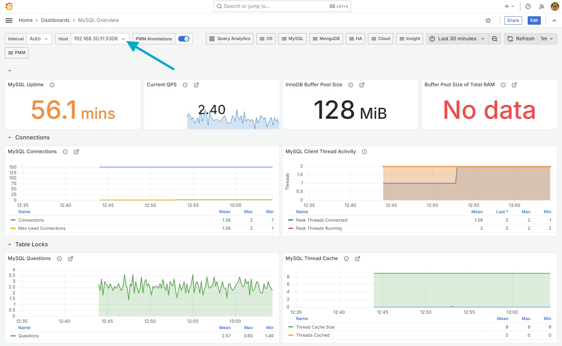 Prometheus - Docker Compose, Part 2: SQL Monitoring with MySQL Server Exporter, Grafana ...