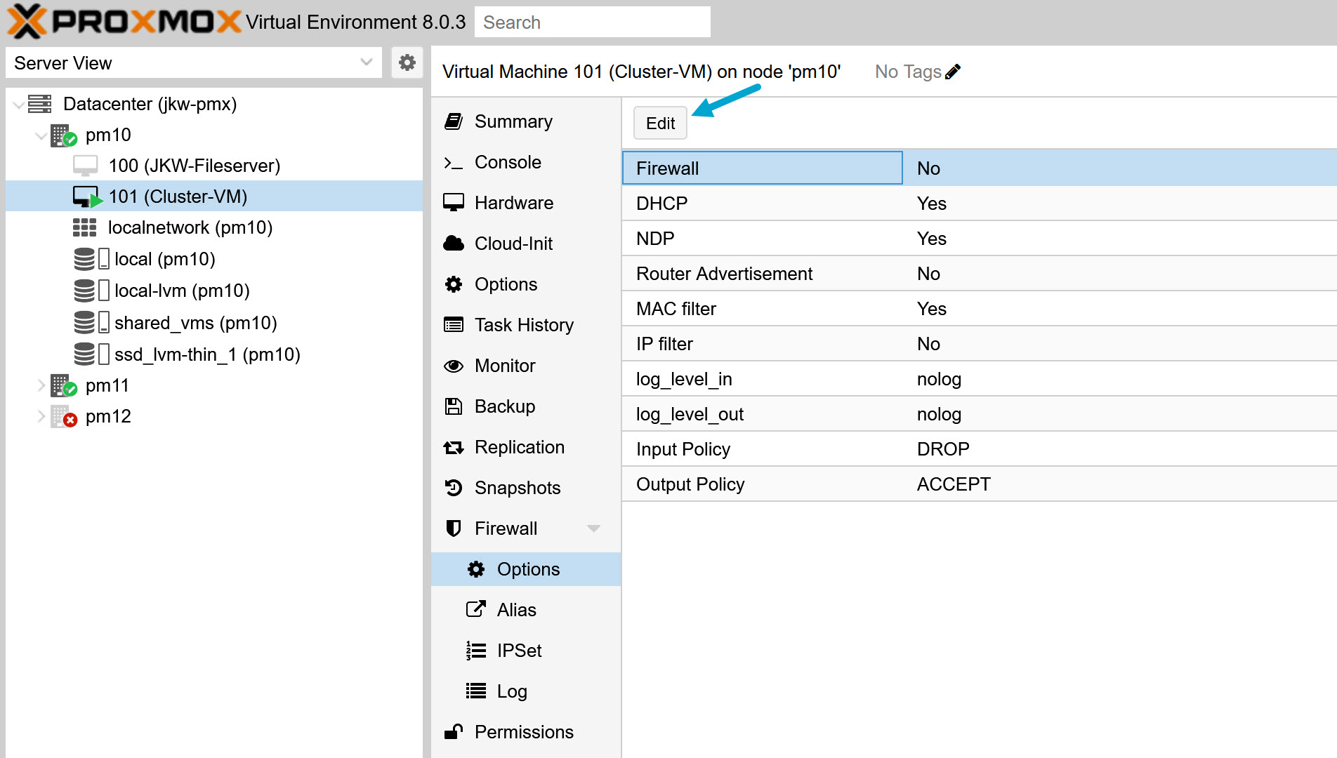 Proxmox Hypervisor High Availability Cluster Firewall Proxmox Commands · Blogjklugwork 