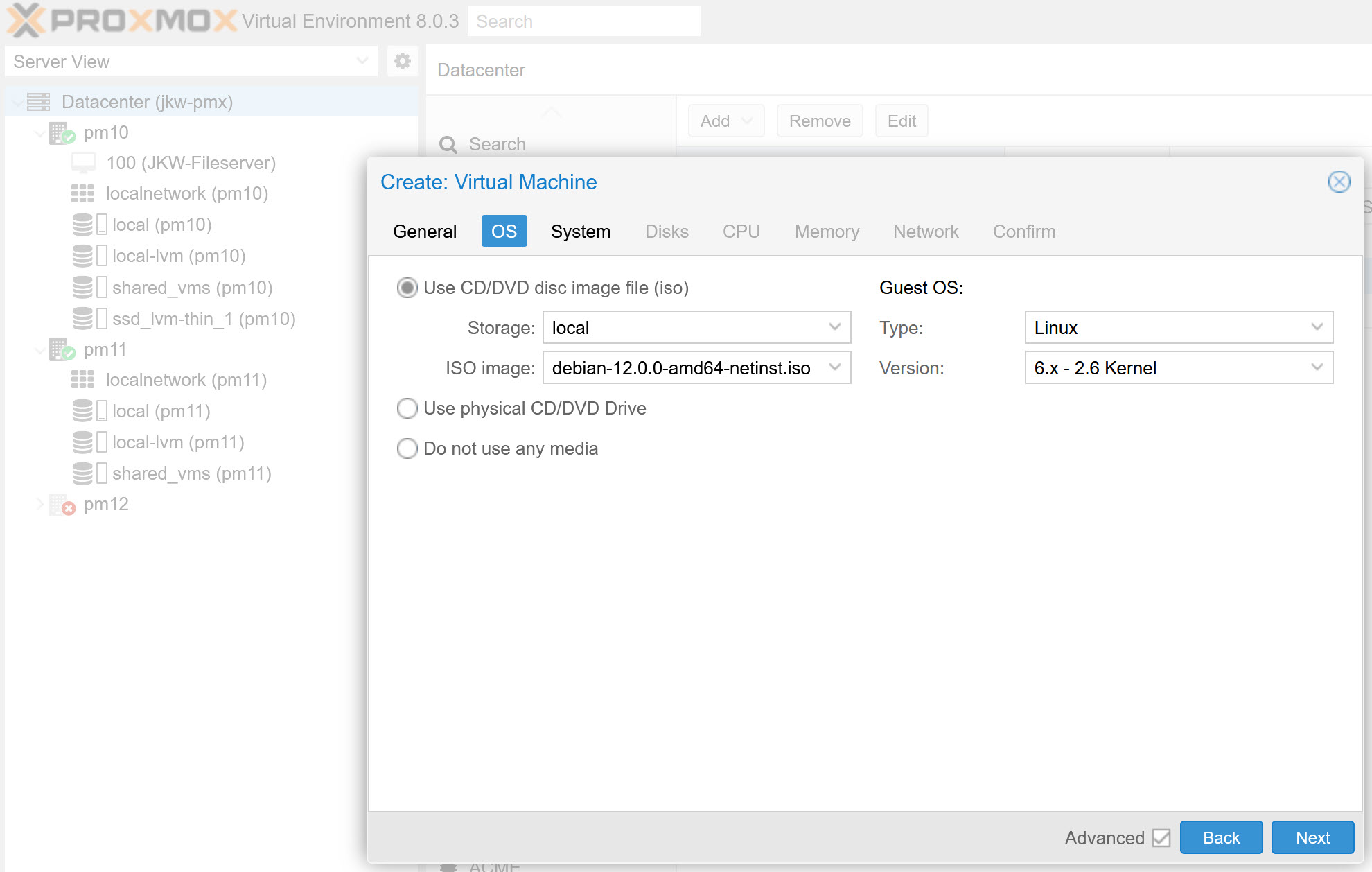 Proxmox Hypervisor - High-availability Cluster, Firewall, Proxmox Commands · blog.jklug.work