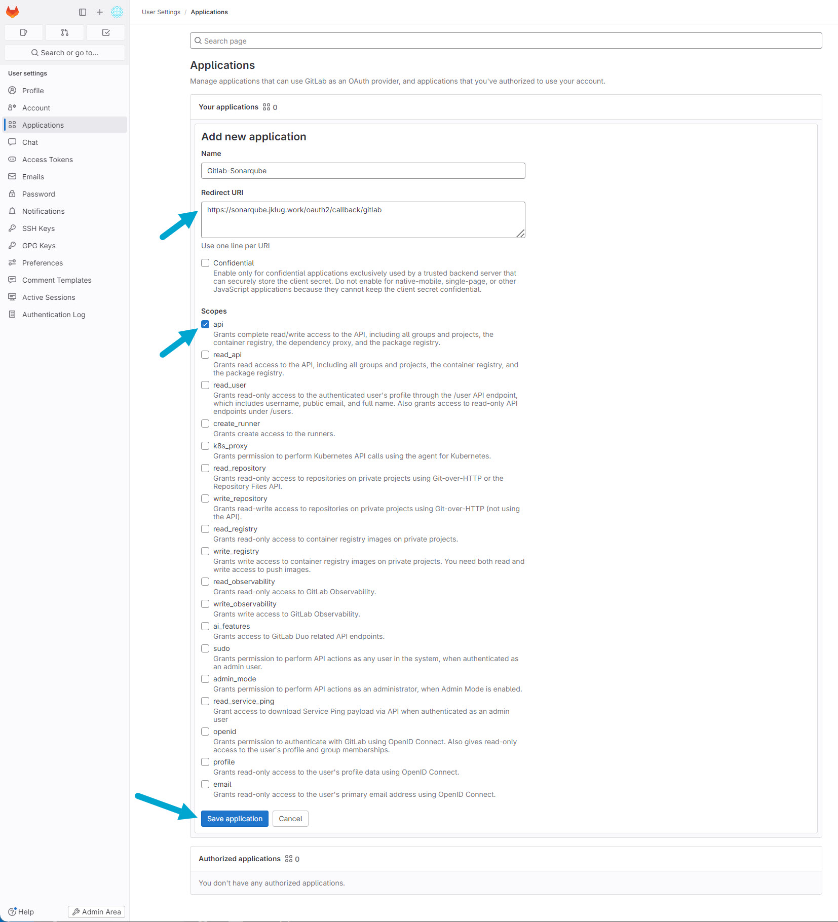 Sonarqube - Docker Compose Stack: Code Inspection with GitLab Integration · blog.jklug.work