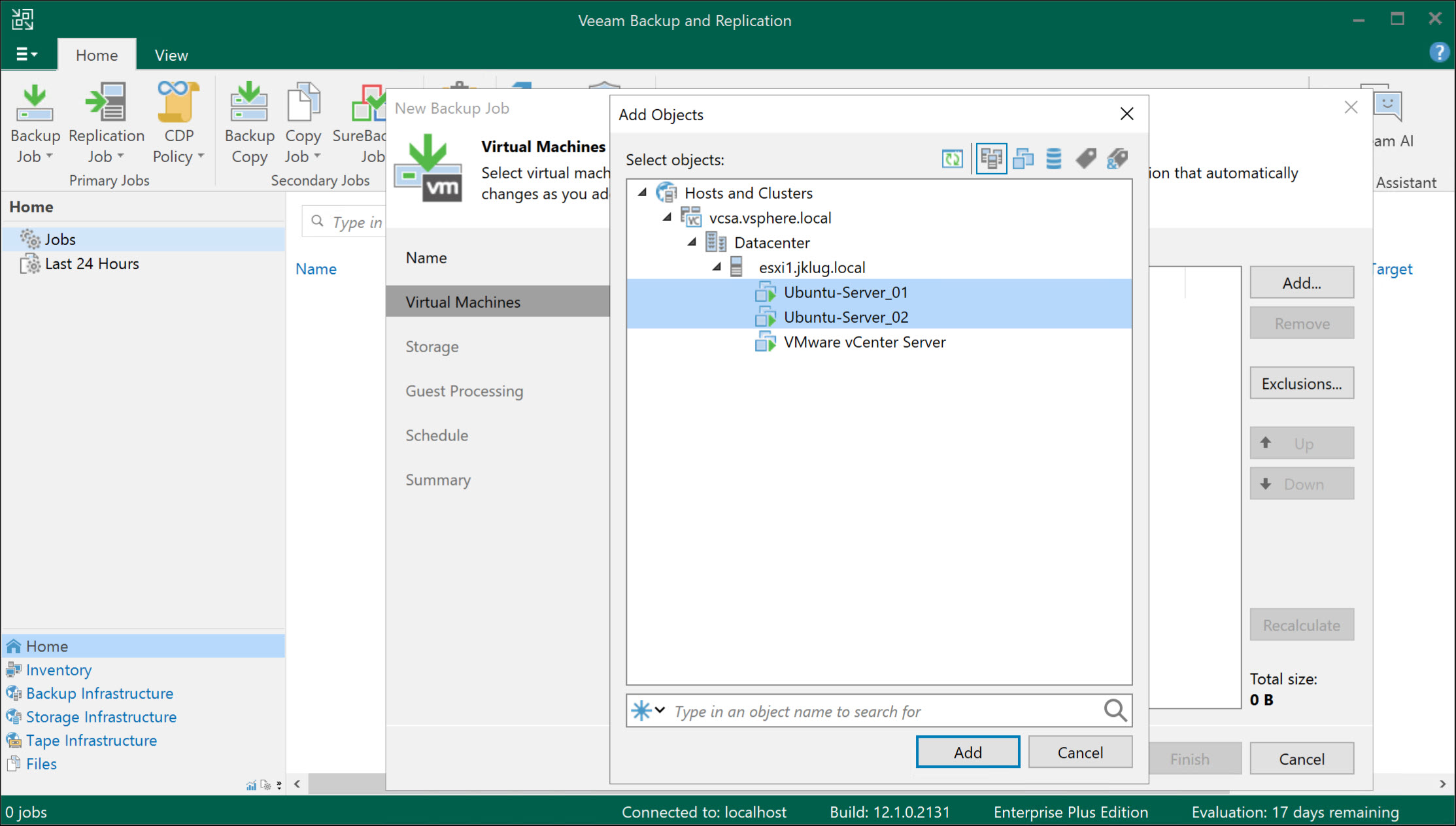 Veeam Backup & Replication - VMware vSphere VM Backups · blog.jklug.work