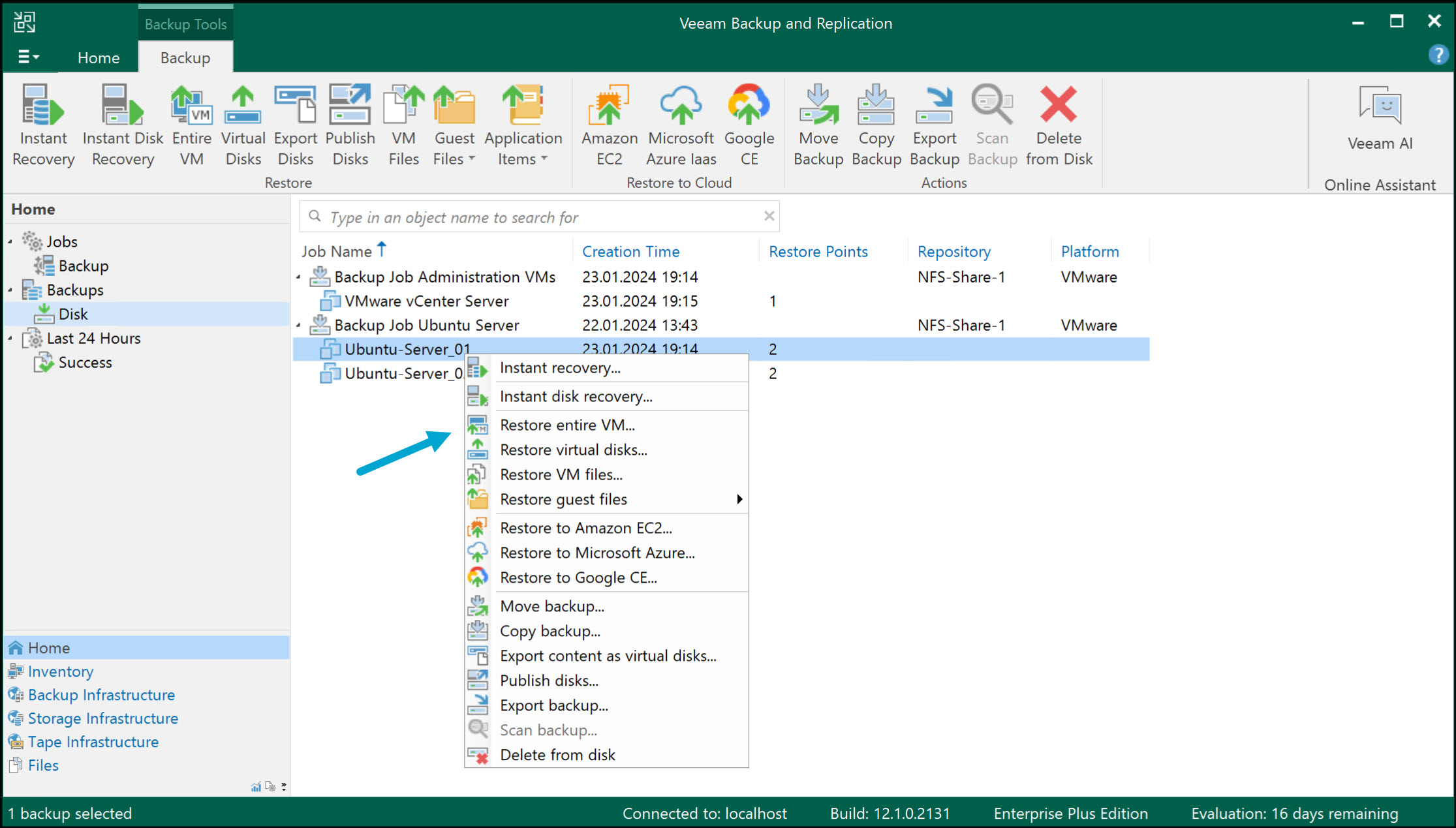 Veeam Backup & Replication - VMware vSphere VM Backups · blog.jklug.work