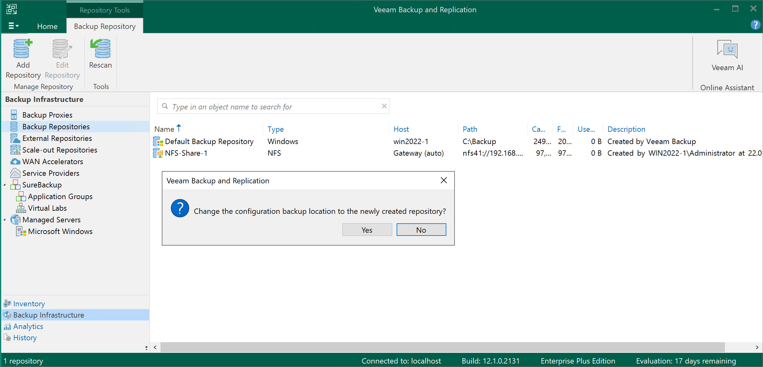 Veeam Backup & Replication - VMware vSphere VM Backups · blog.jklug.work