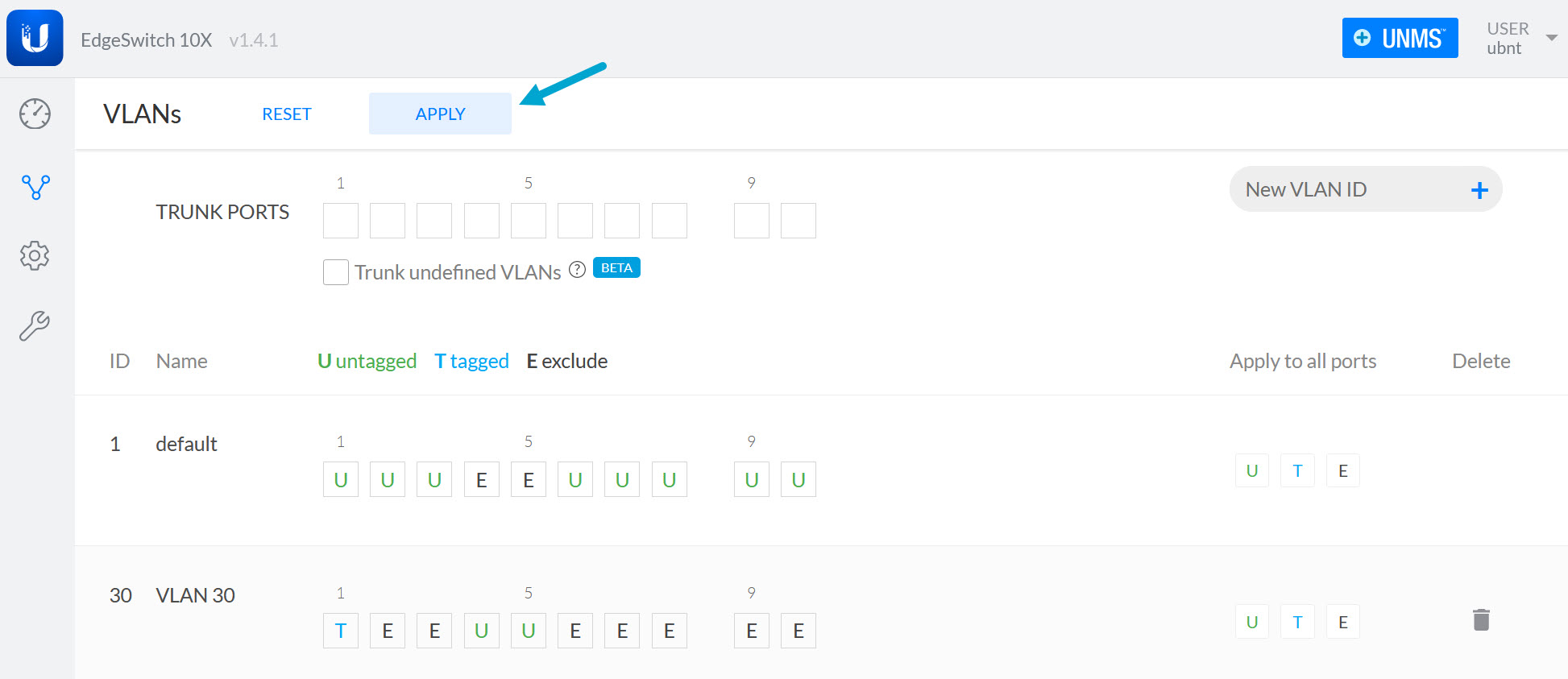Ubiquiti EdgeRouter 6p - VLAN Setup with Ubiquiti EdgeSwitch 10x, block inter-VLAN routing ...